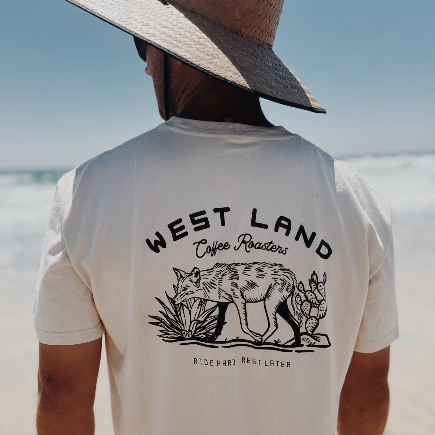 The Fallbrook Coyote Tee – West Land Coffee Roasters